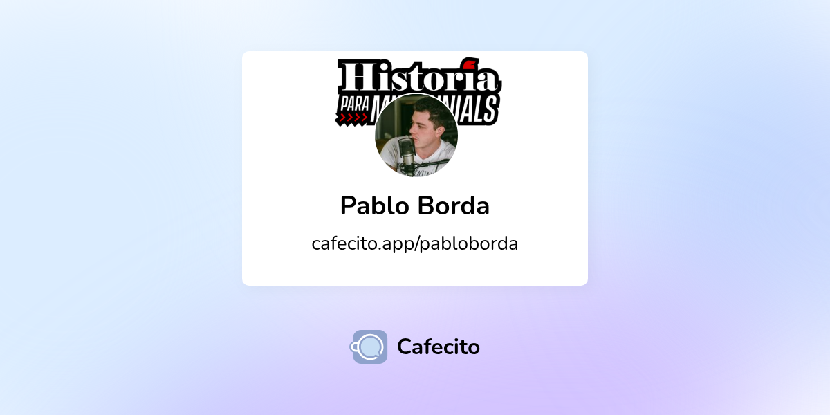 Pablo Borda | Cafecito