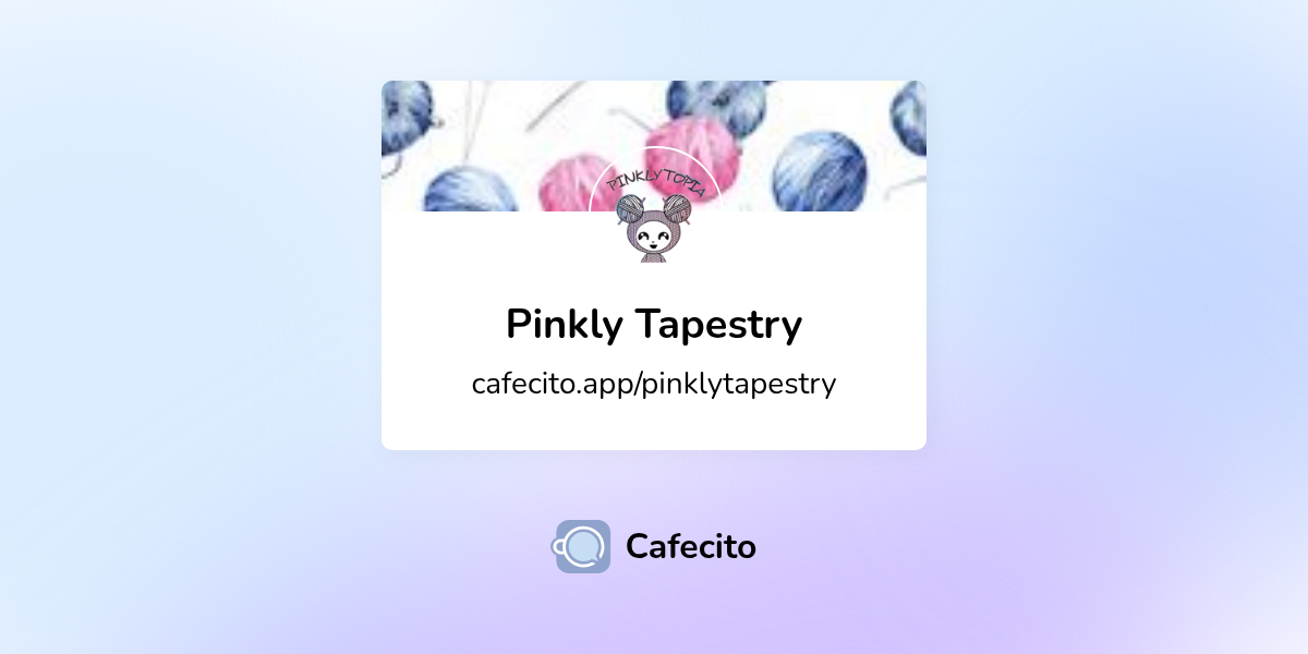 Pinkly Tapestry | Cafecito
