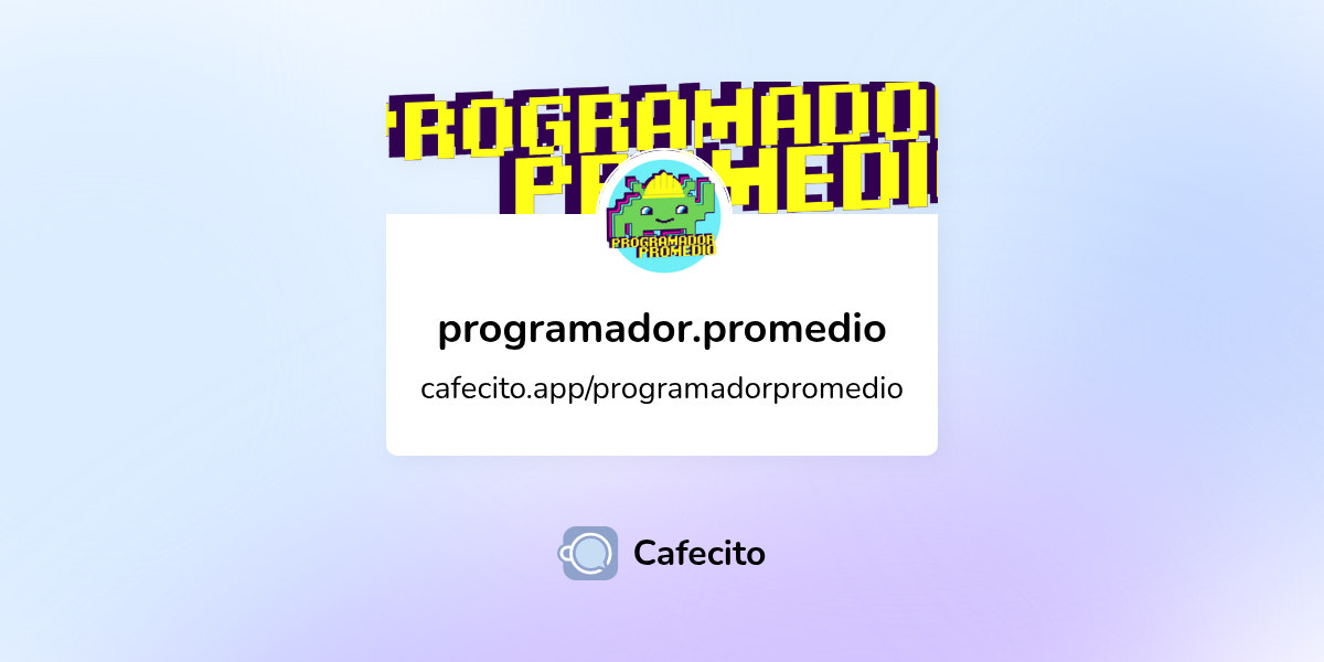 programador.promedio | Cafecito