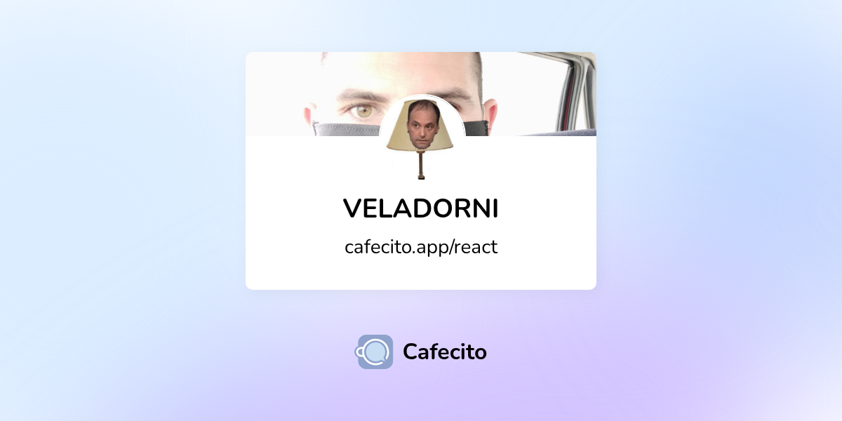 VELADORNI | Cafecito