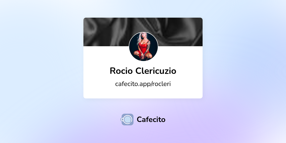 Galería de Rocio Clericuzio | Cafecito