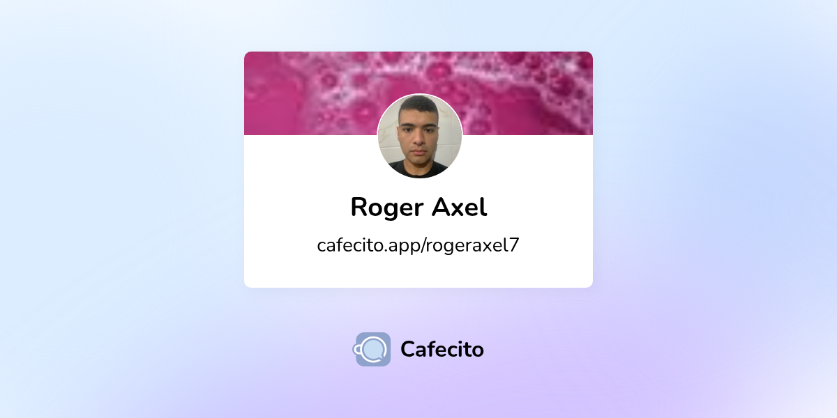 Roger Axel | Cafecito