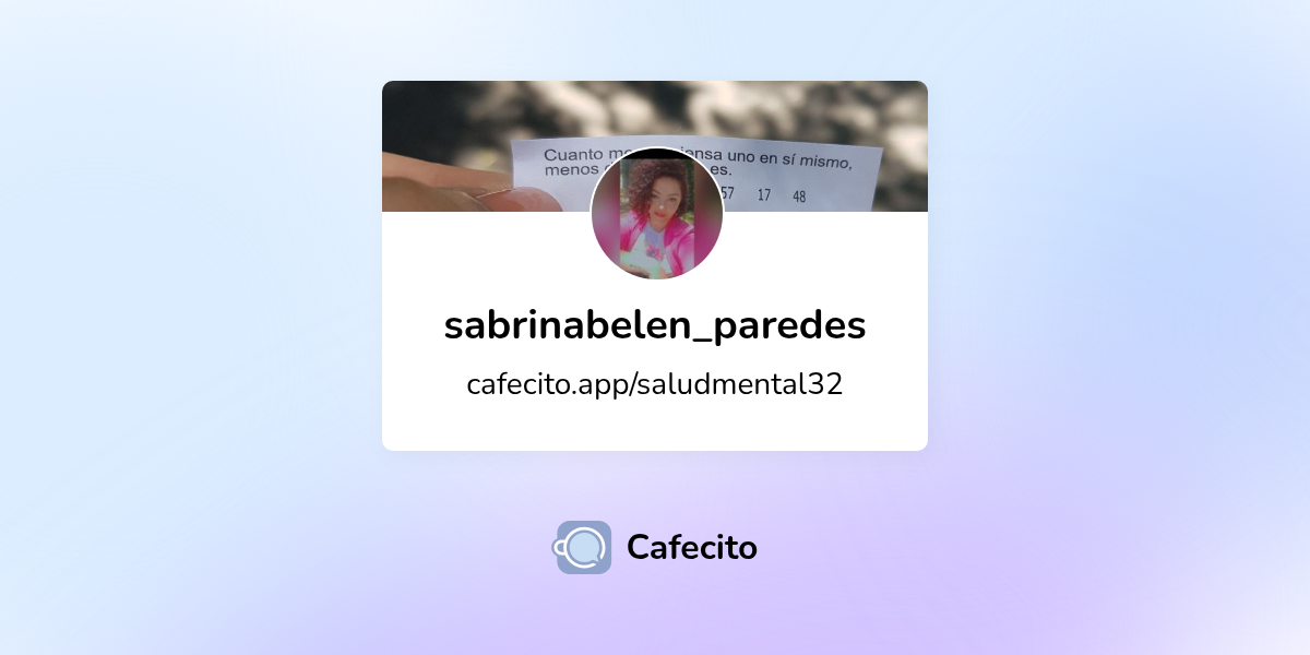 Planes de sabrinabelen_paredes | Cafecito