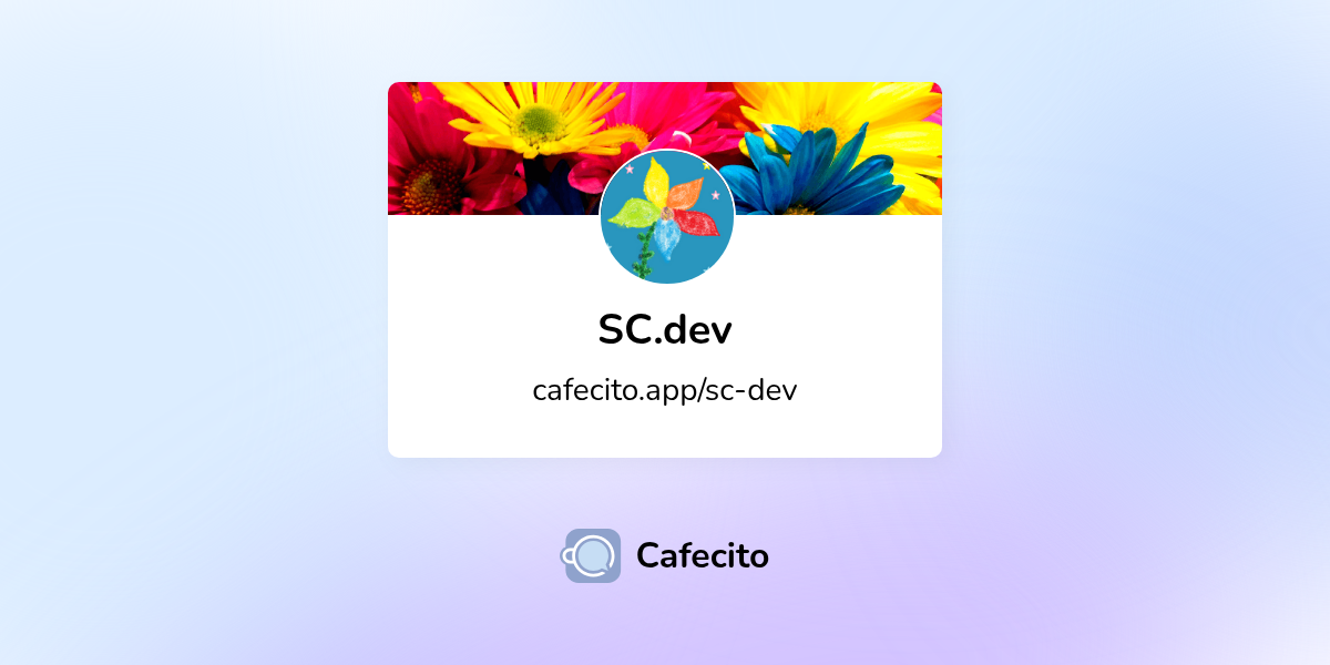 SC.dev | Cafecito