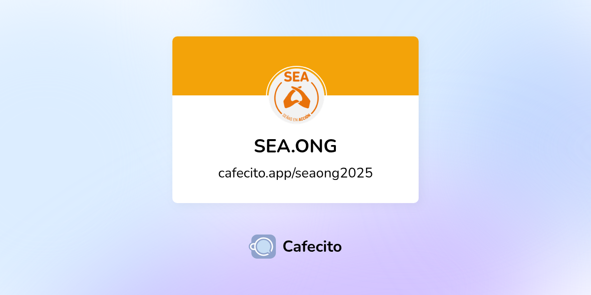 SEA.ONG | Cafecito