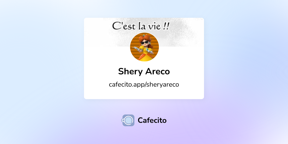 Shery Areco | Cafecito