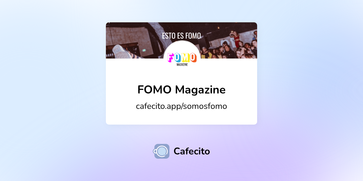 FOMO Magazine | Cafecito