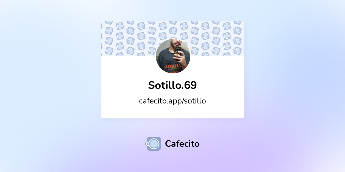Planes de Sotillo.69 | Cafecito