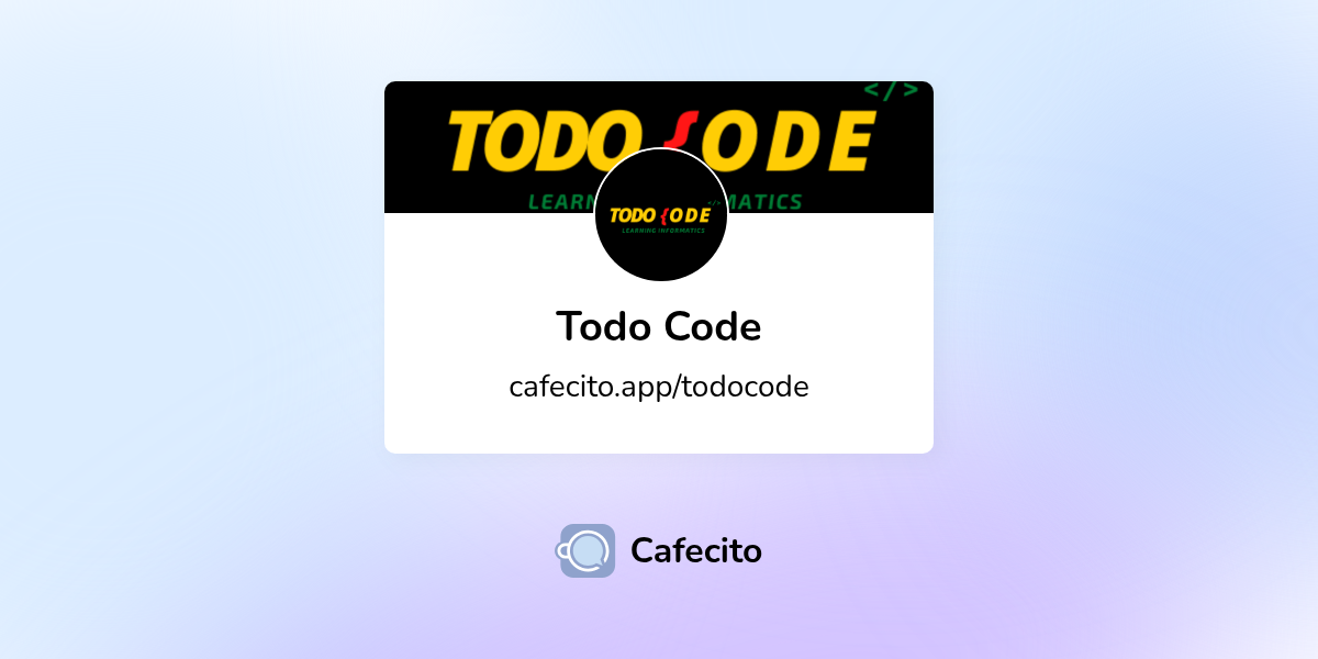 Todo Code | Cafecito