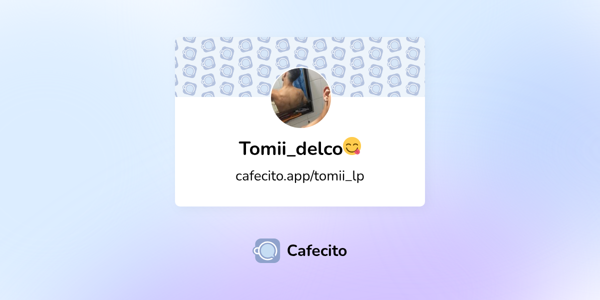 Tomii_delco😋 | Cafecito