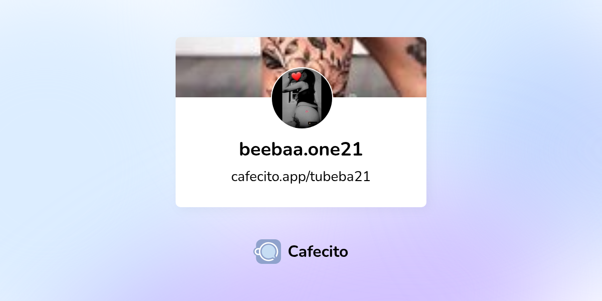 Planes de beebaa.one21 | Cafecito