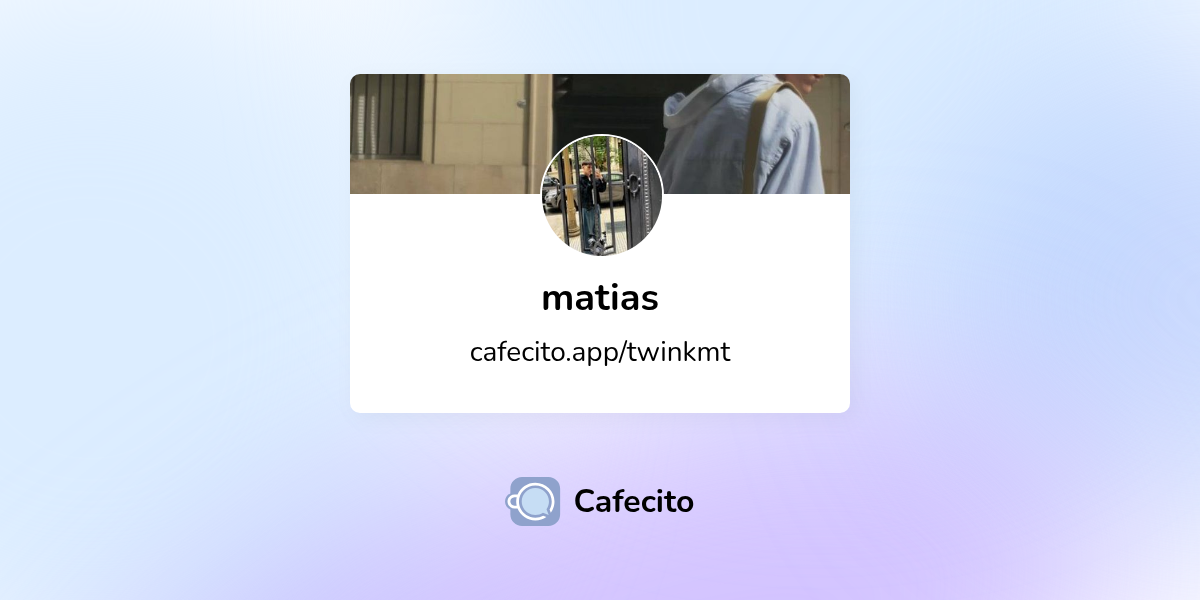 Galería de matias | Cafecito