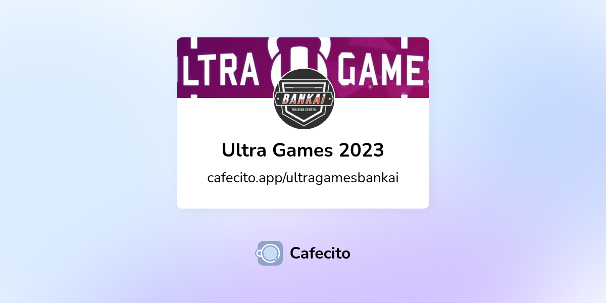 Ultra Games 2023 | Cafecito