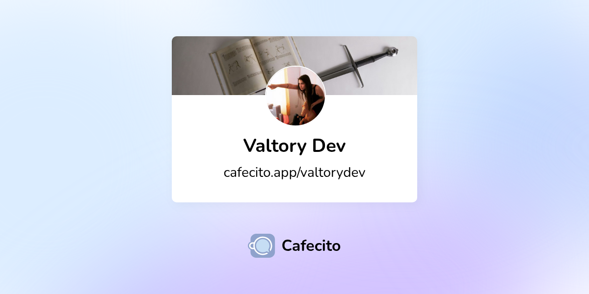 Galería de Valtory Dev | Cafecito
