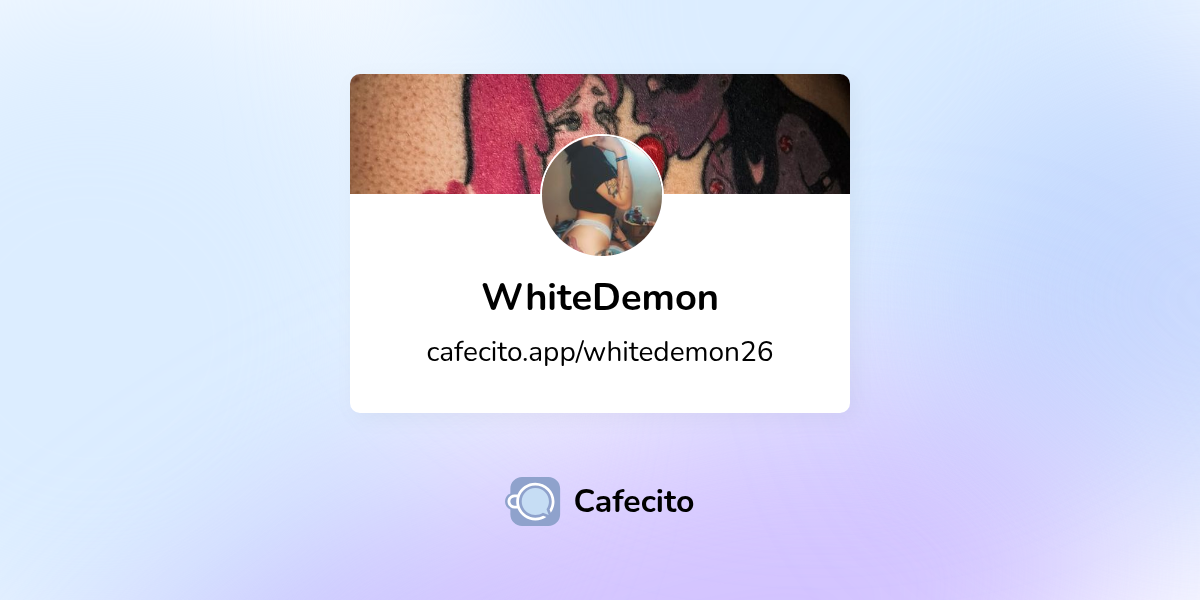 Planes de WhiteDemon | Cafecito