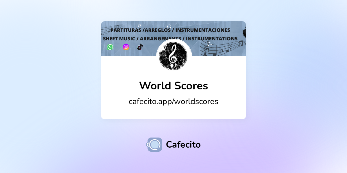Galería de World Scores | Cafecito